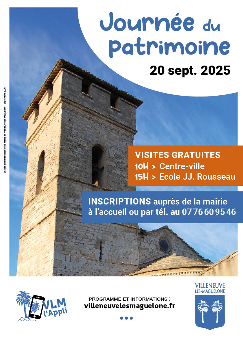 Journée du Patrimoine - Ville de Villeneuve-lès-Maguelone